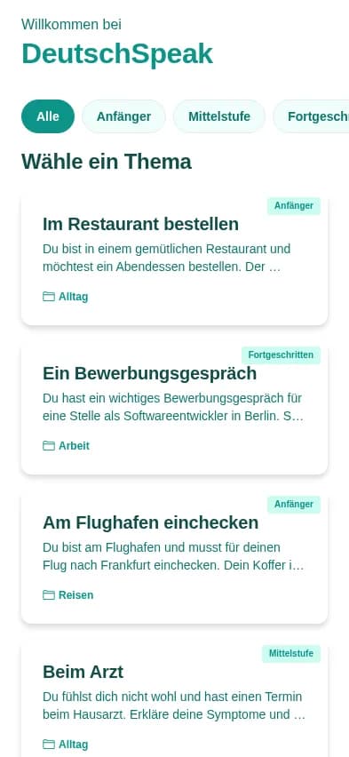 DeutschSpeak Immersion