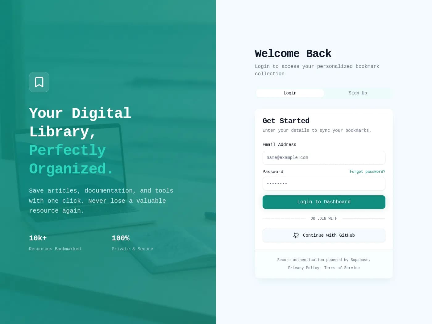 Dev Bookmarker