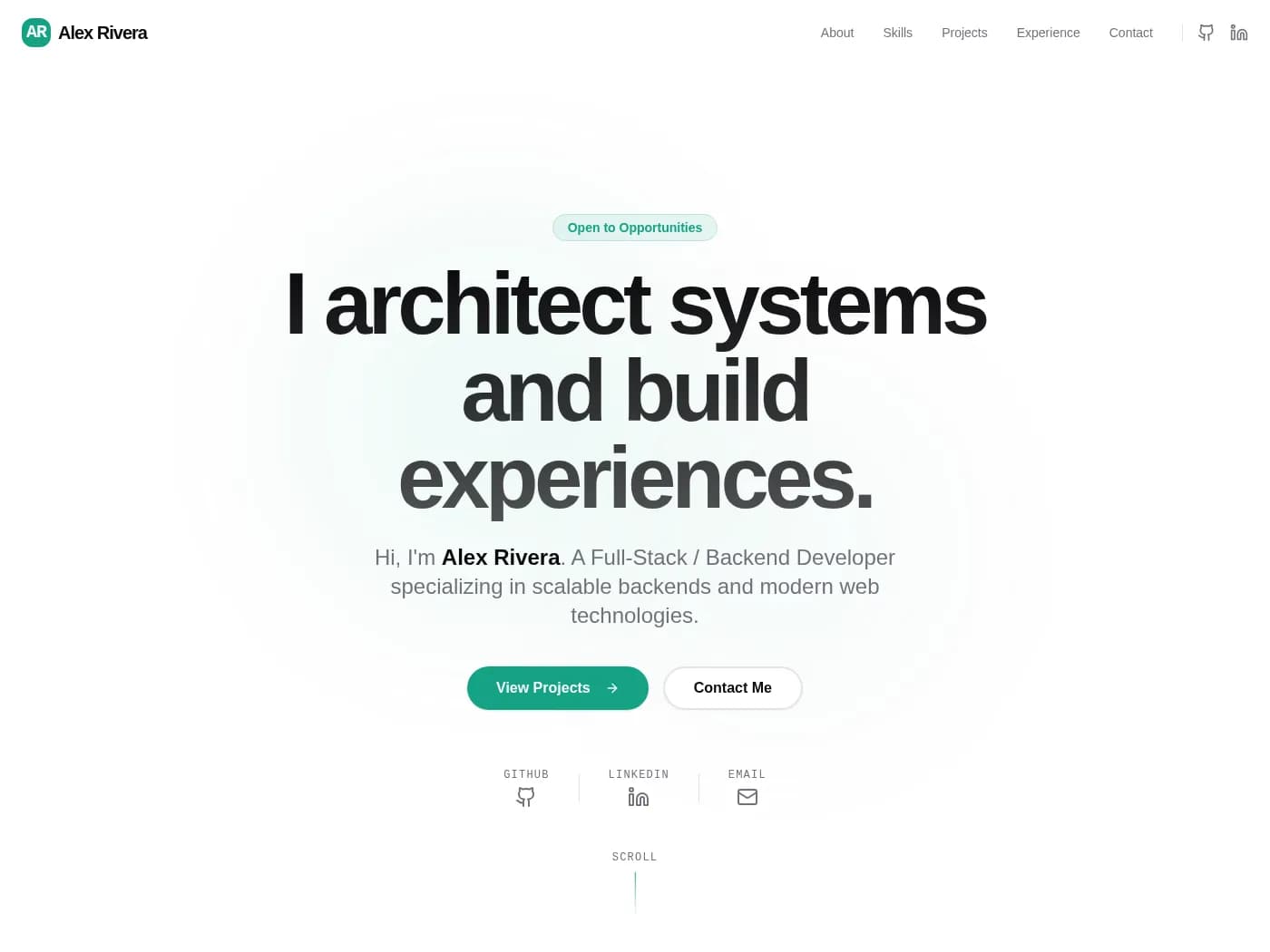 Dev Portfolio Forge