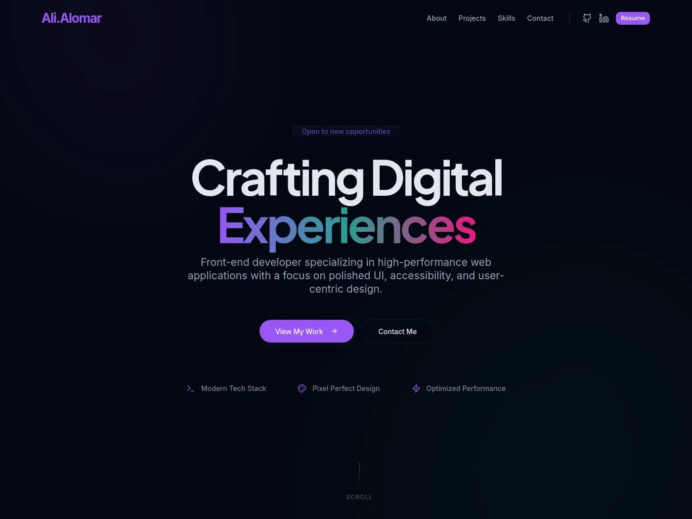 Dev Portfolio Showcase