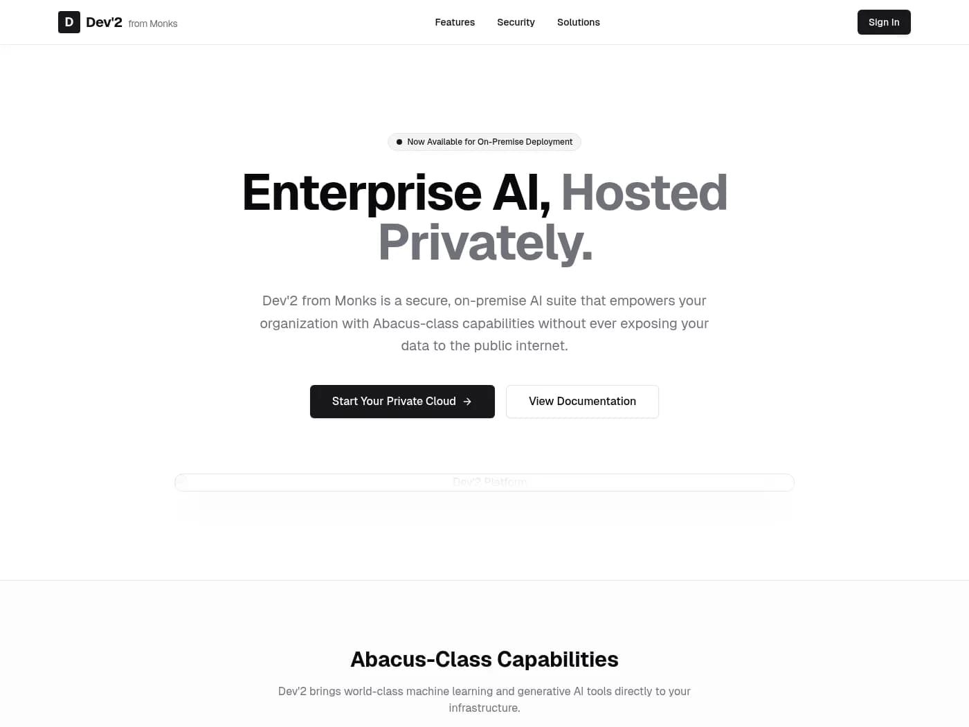 Dev'2 Enterprise AI Suite