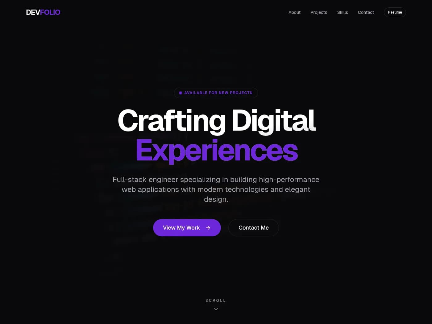 Devfolio Pro