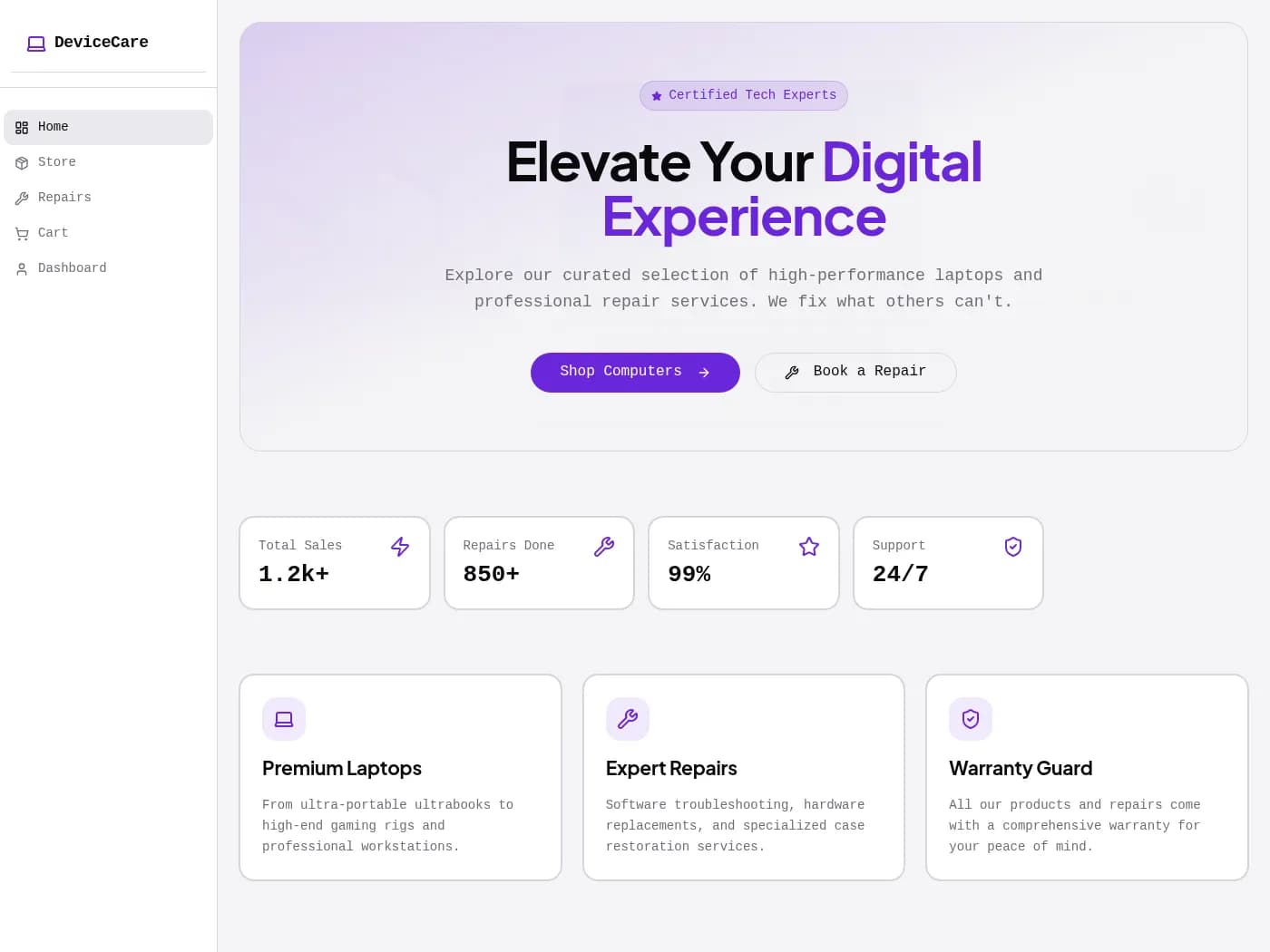 DeviceCare Store