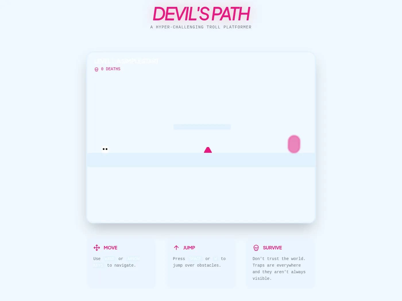 Devil's Path Platformer