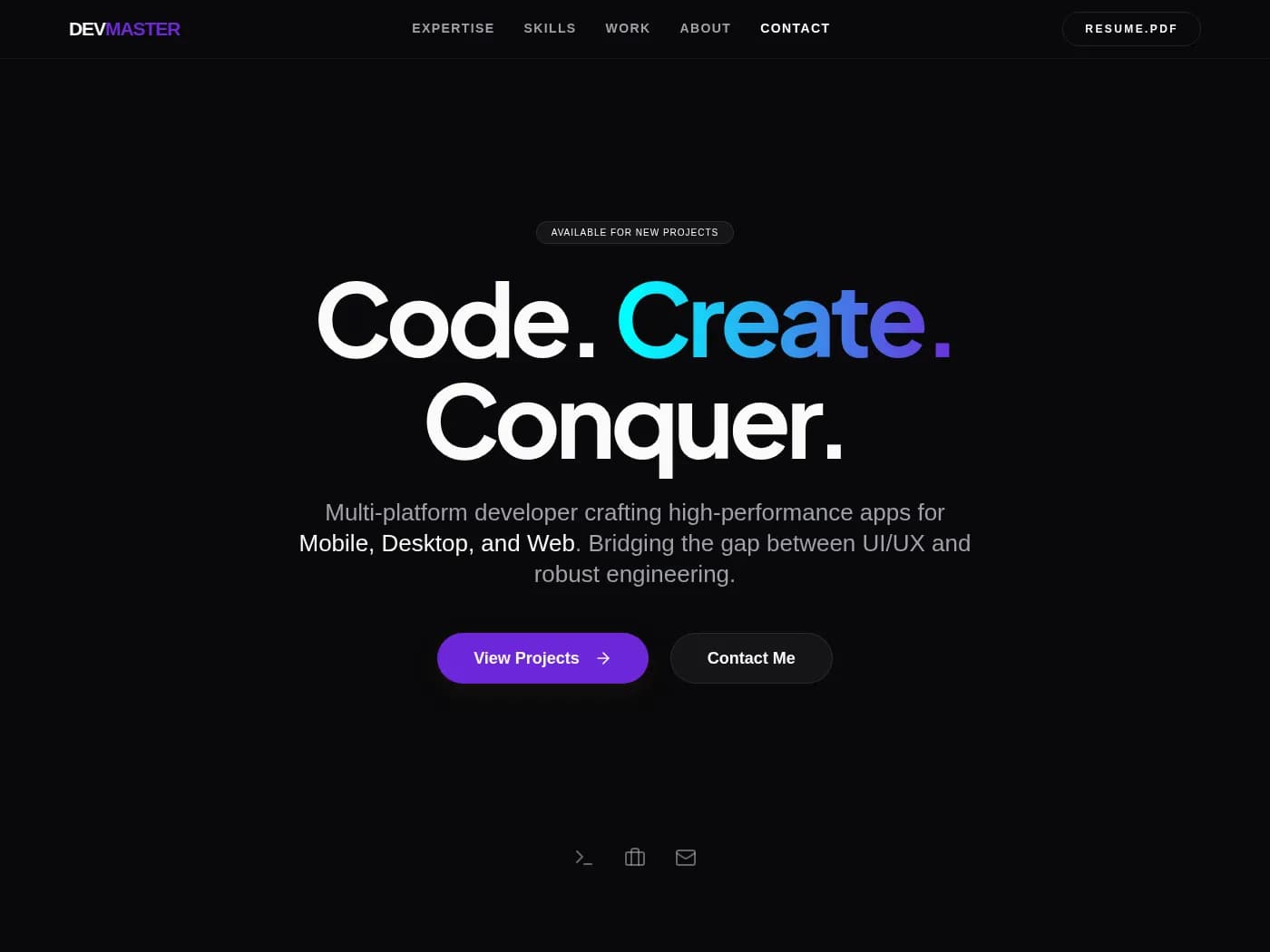 DevMaster Portfolio