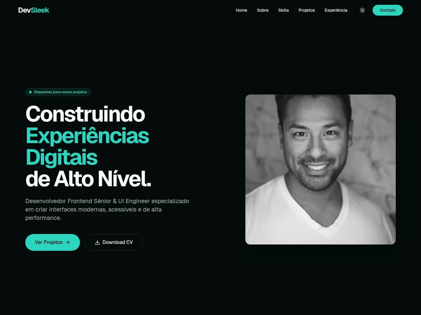 DevSleek Portfolio