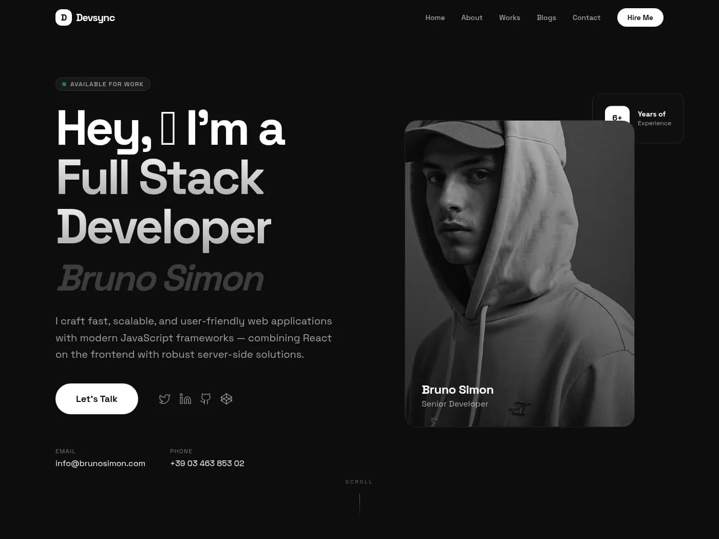 Devsync Website Clone