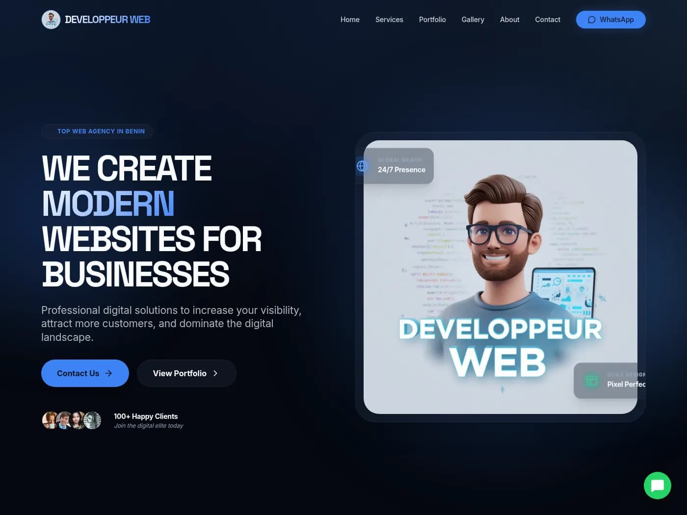 DEVELOPPEUR WEB Agency Site