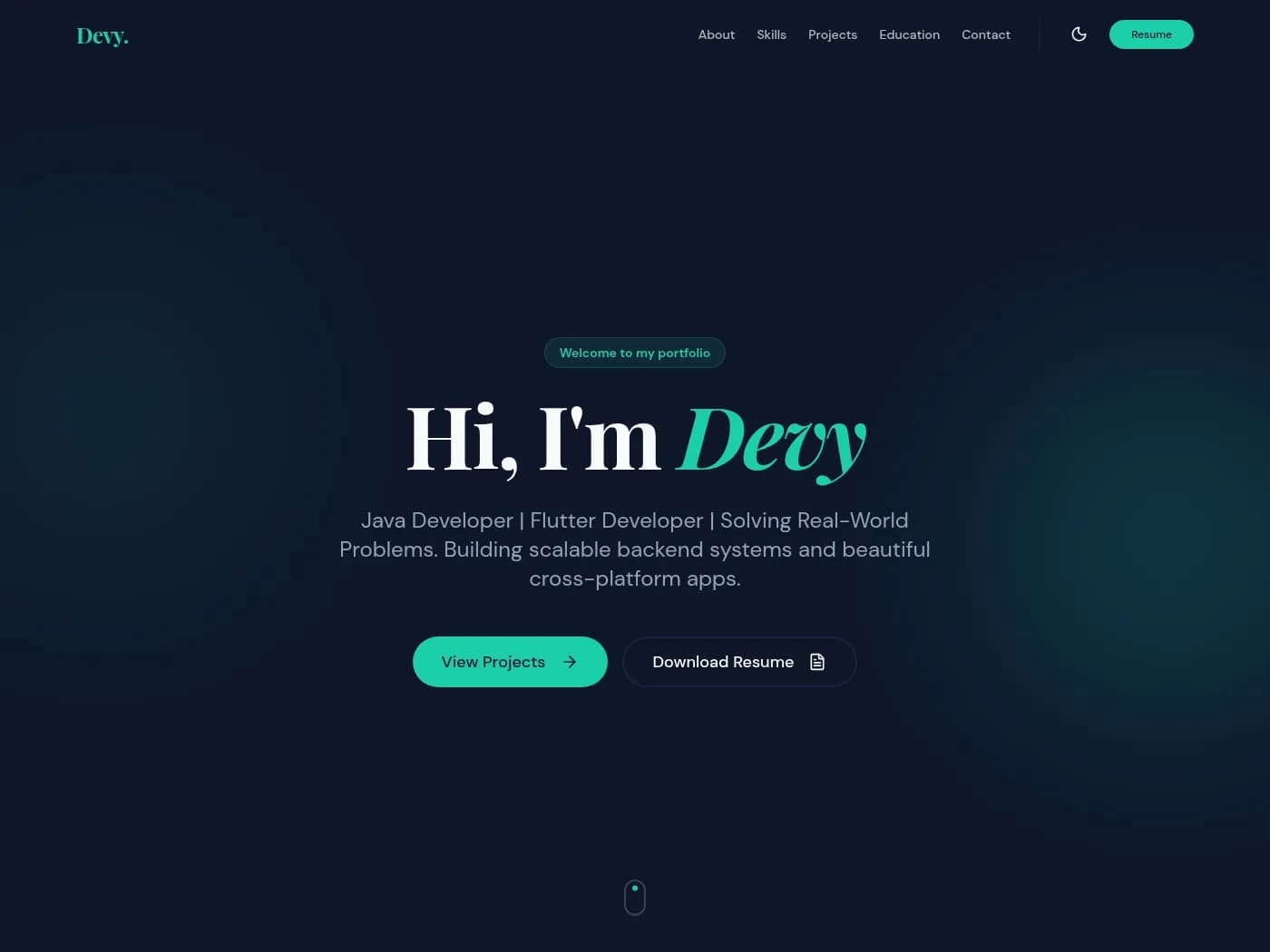 Devy Portfolio Pro