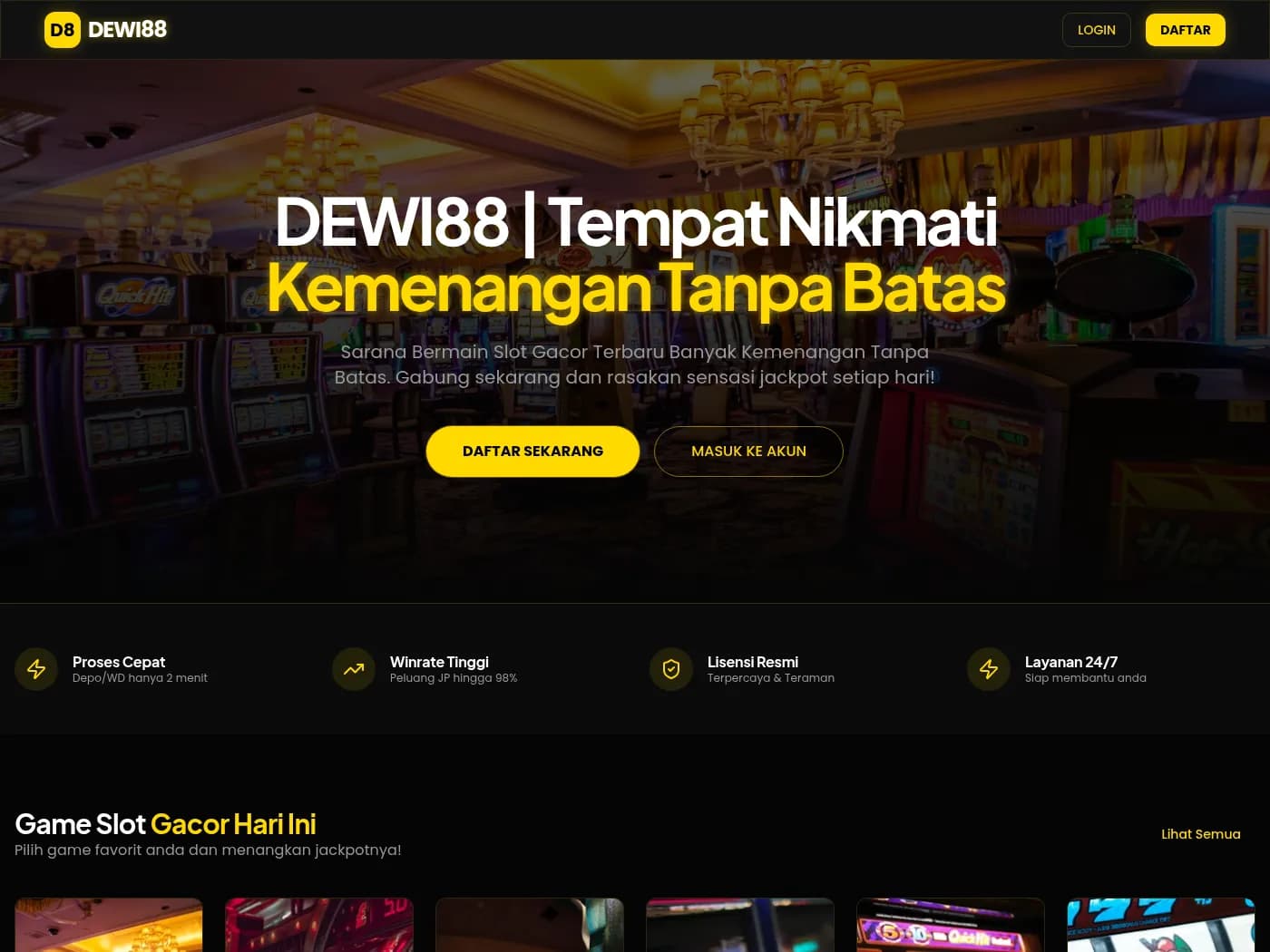 DEWI88 Slot Portal