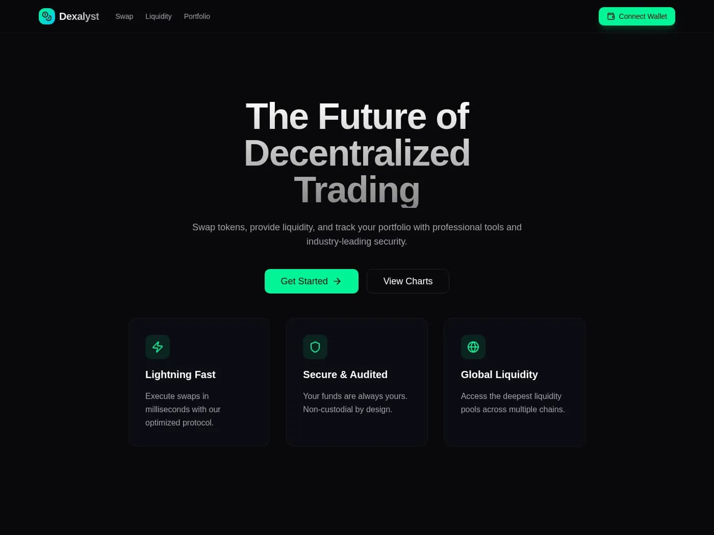 Dexalyst Crypto Exchange