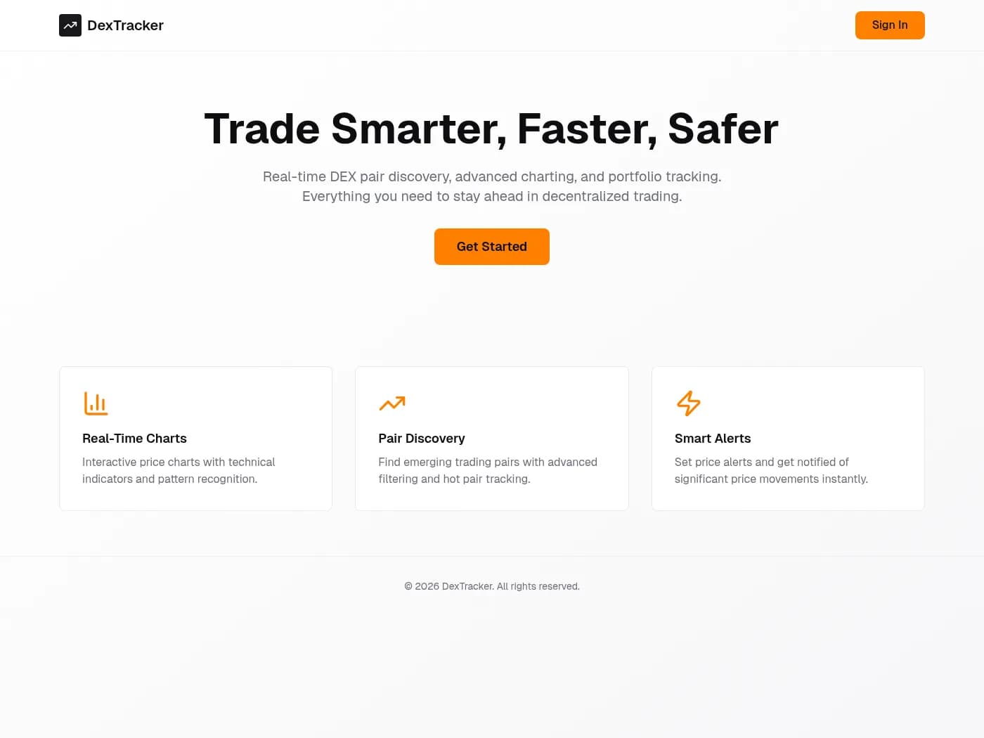 DexTracker Dashboard