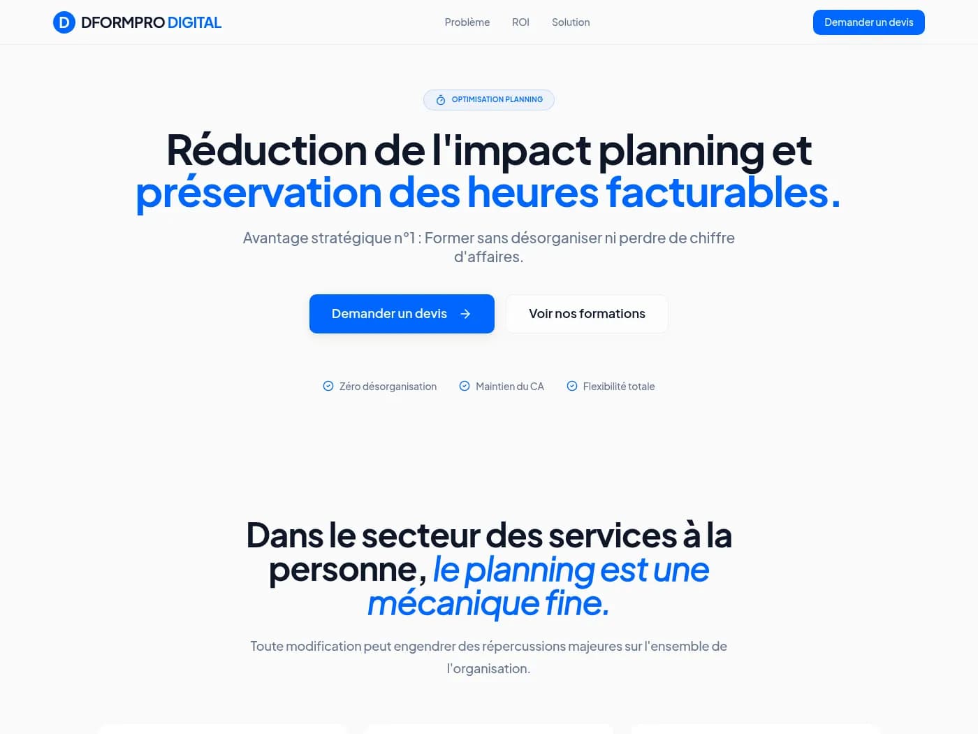 DFORMPRO SaaS Landing