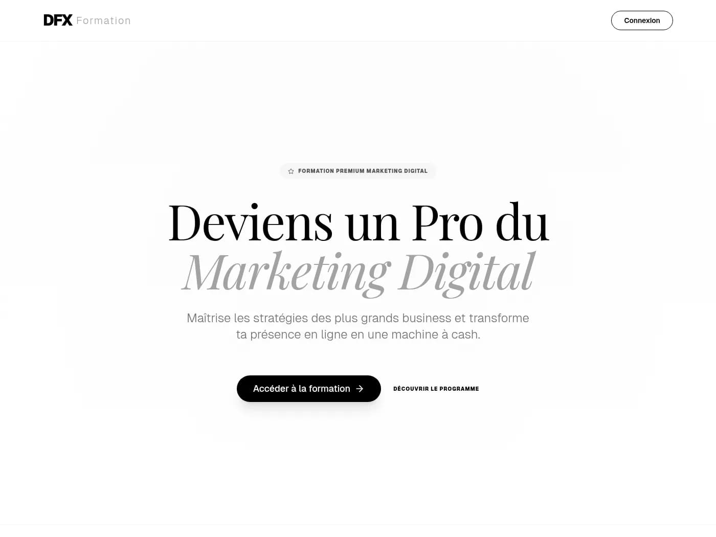 DFX Formation Platform