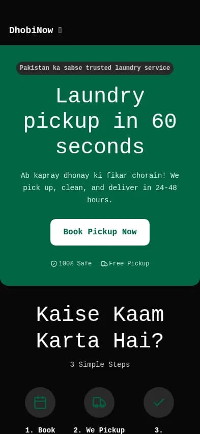 DhobiNow Laundry Service
