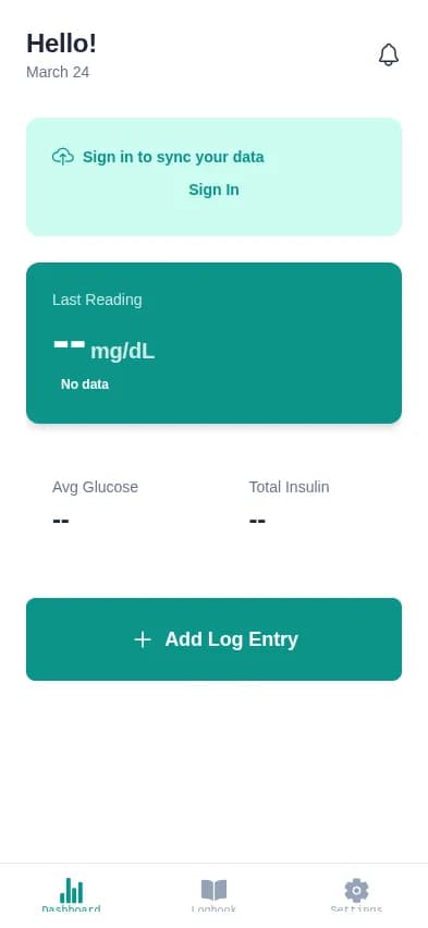 Diabetes Diary App