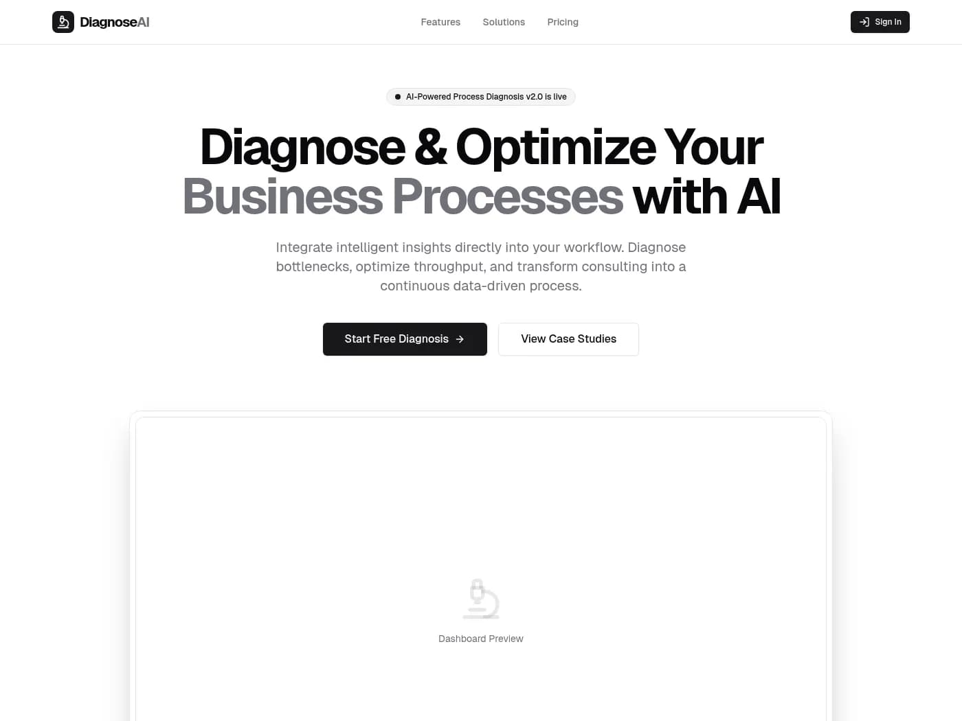 DiagnoseAI Business Platform