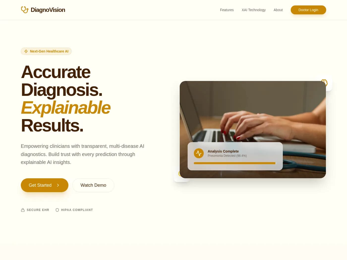 DiagnoVision XAI Health