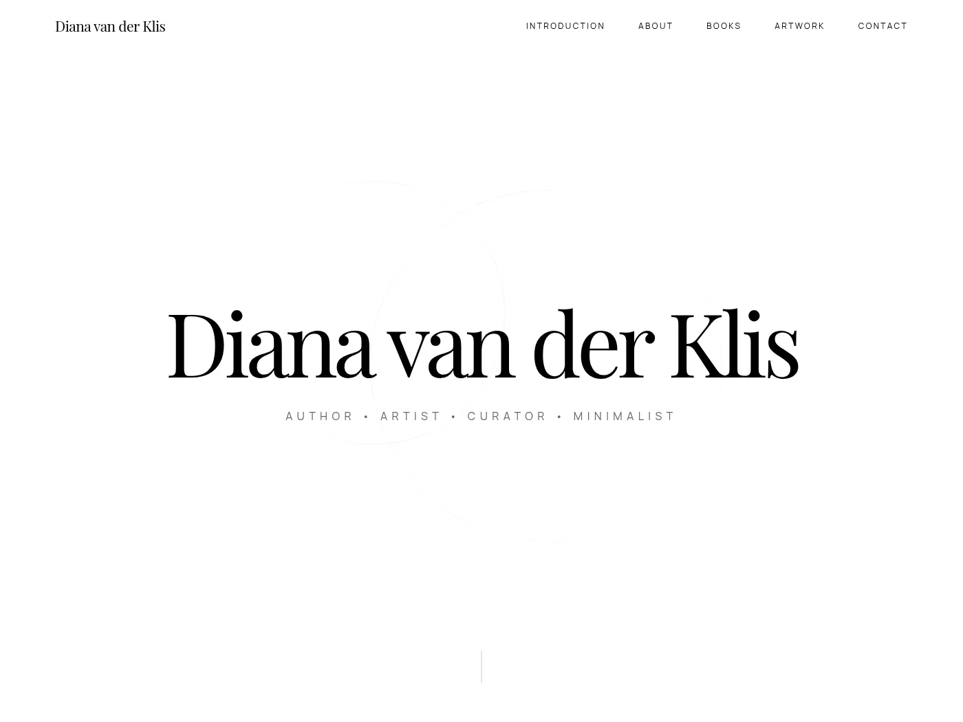 Diana's Minimalist Site