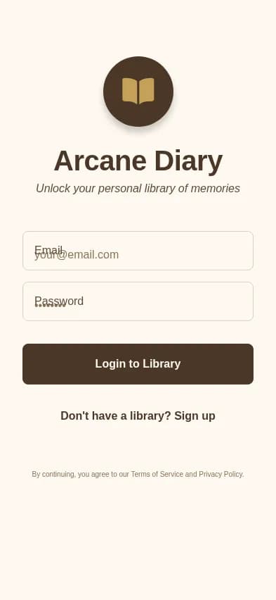 Arcane Diary Library