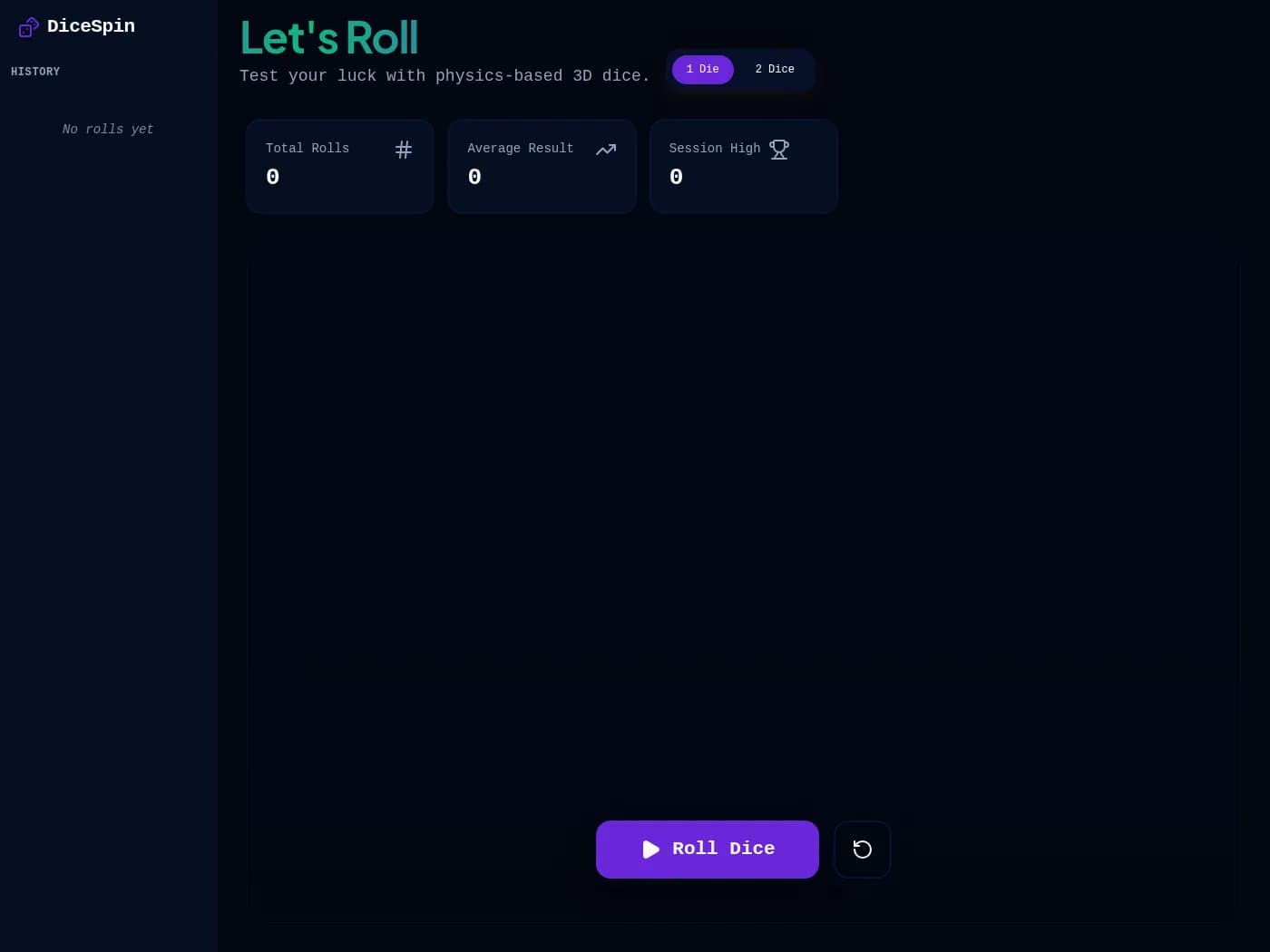 Dice Spin Game