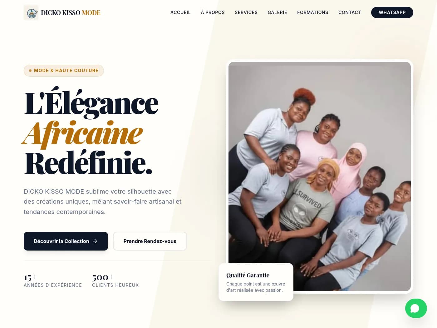 DICKO KISSO Mode Site