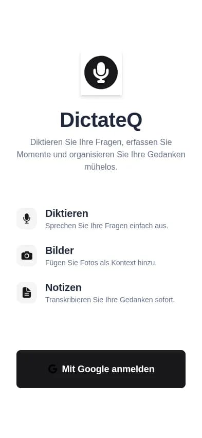 DictateQ Note App
