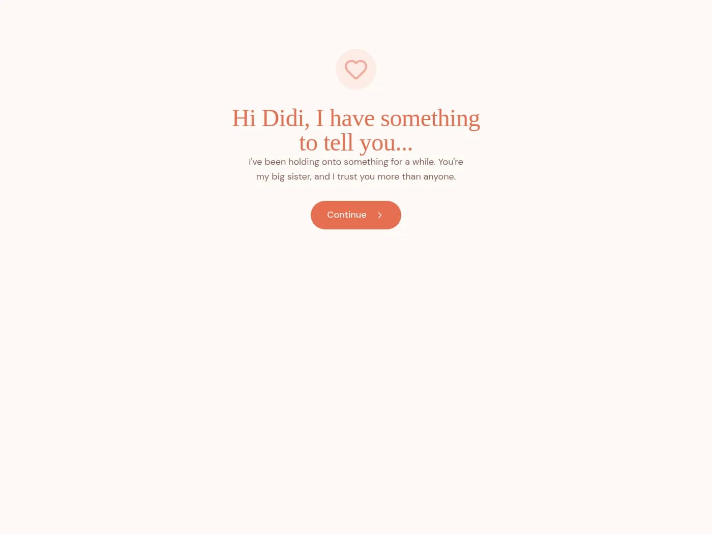 Didi Secret Confession