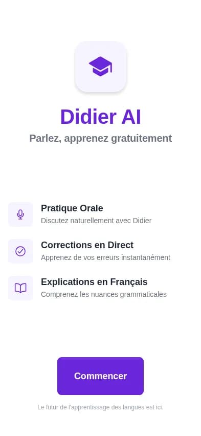 Didier AI Langue Mobile