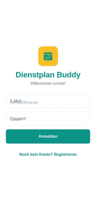 Dienstplan Buddy
