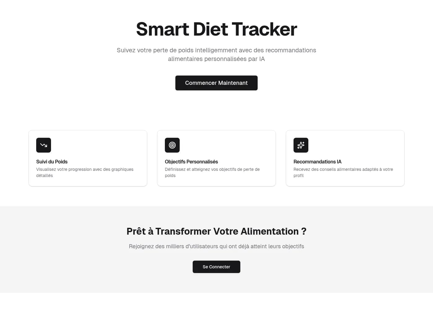 Smart Diet Tracker