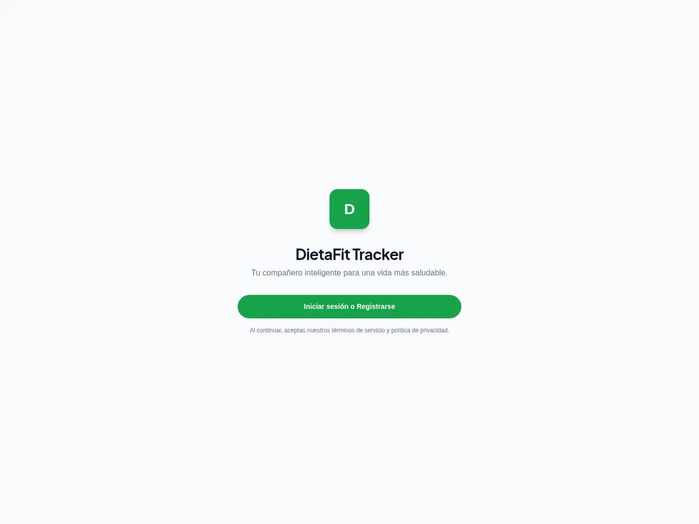 DietaFit Tracker