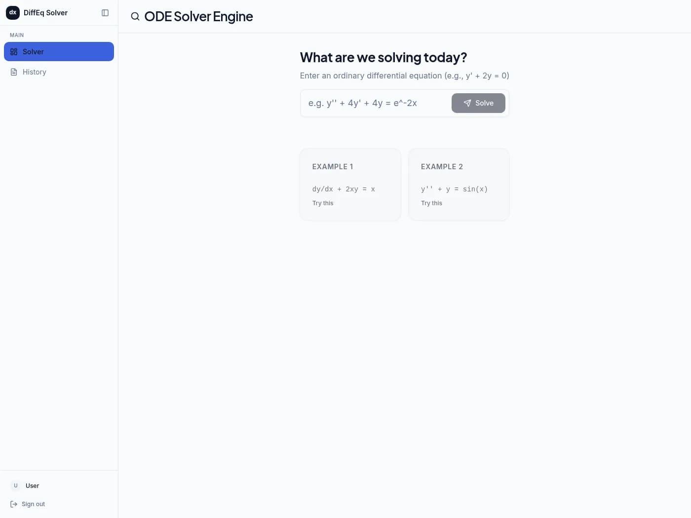 DiffEq Solver Guide