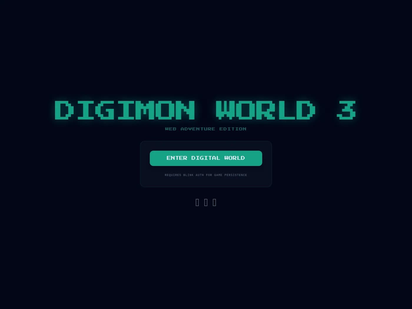 Digimon World 3 Web