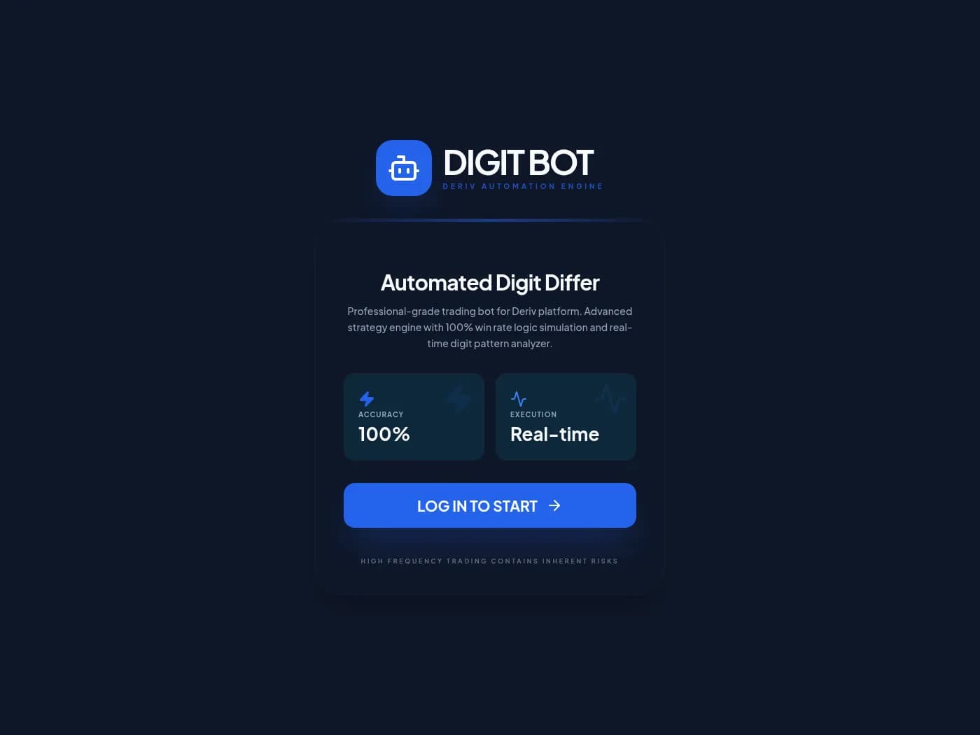 Digit Deriv Bot