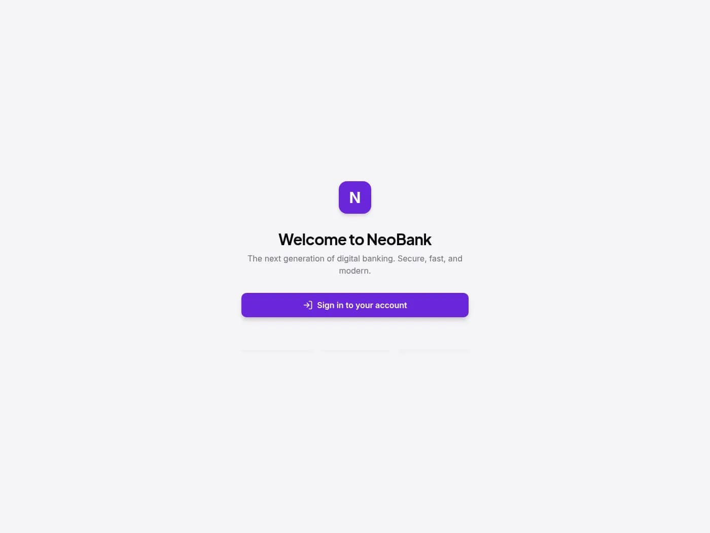 Next-Gen Digital Bank