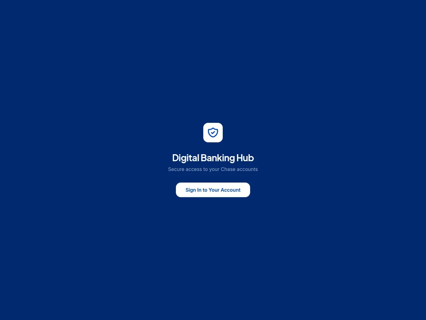Digital Banking Hub