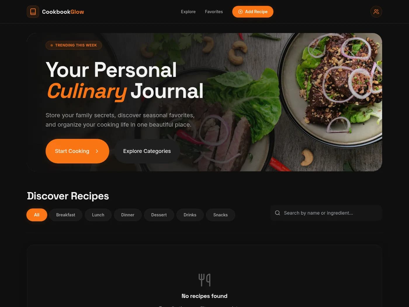 Cookbook Glow
