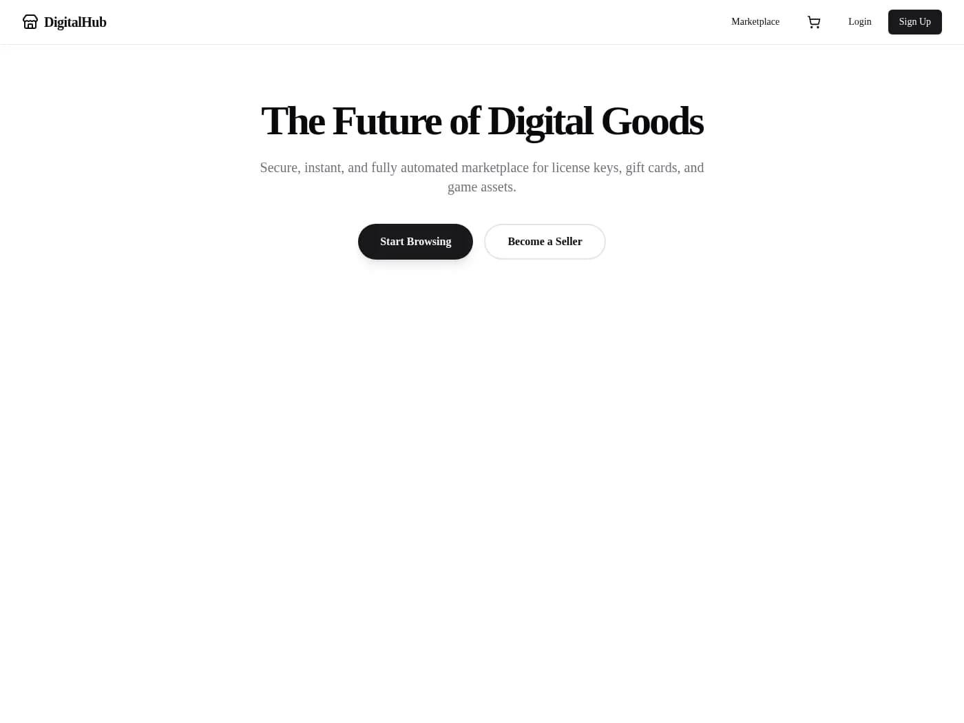 Digital Goods Hub