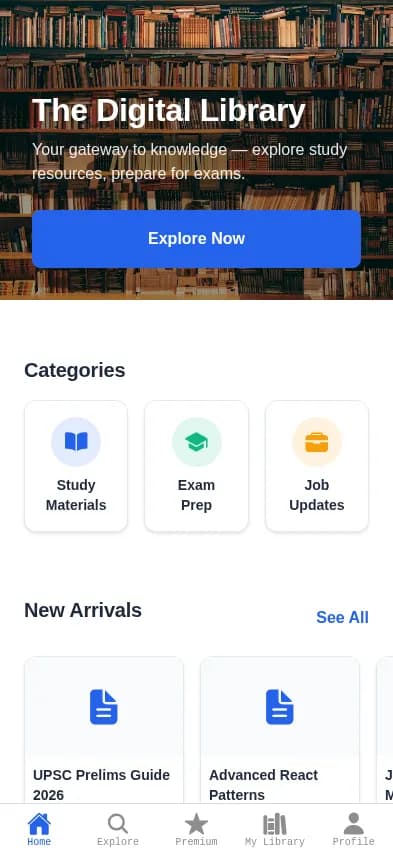 Digital Library Fixes