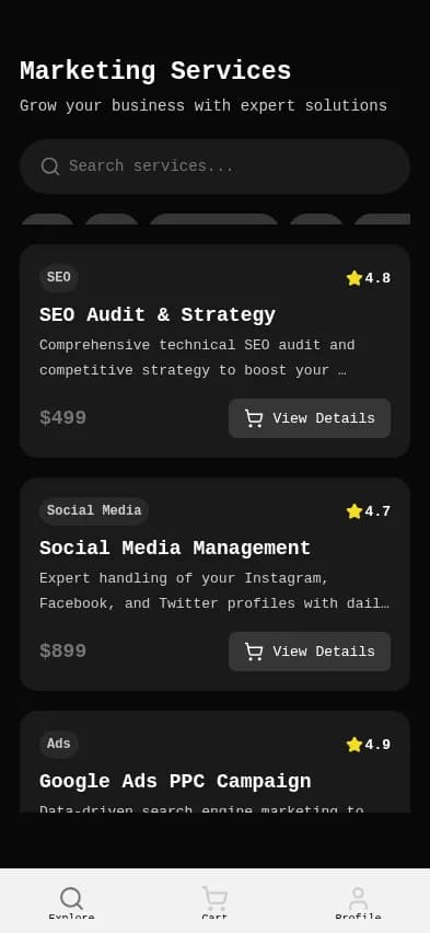 E-Marketplace App