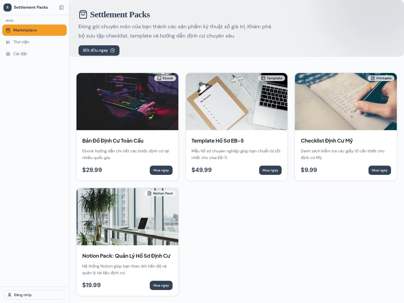 Digital Pack Marketplace