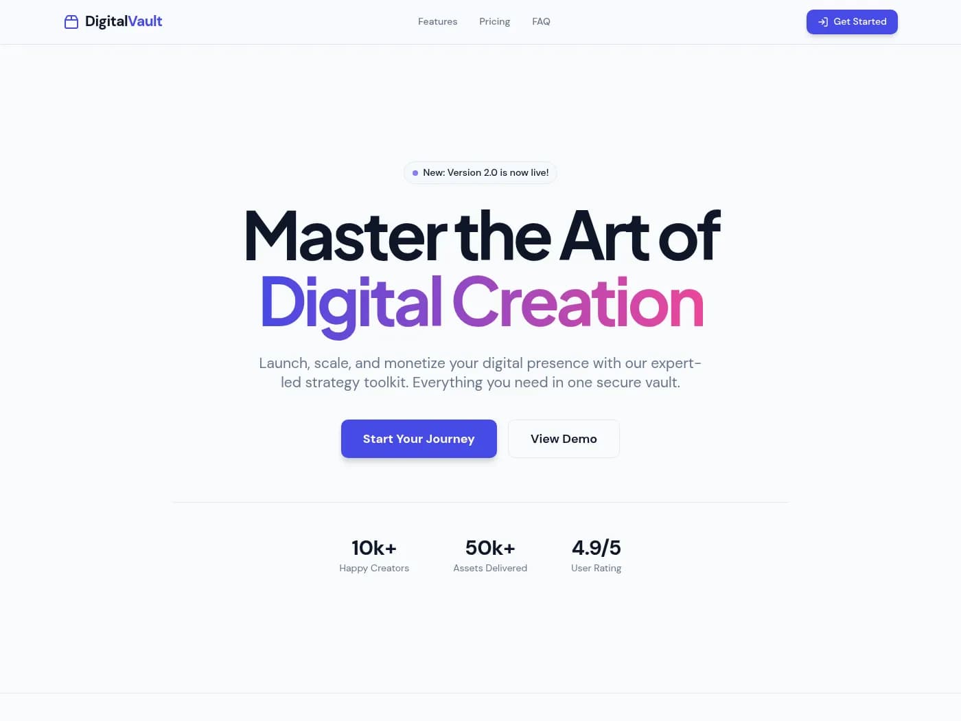 Digital Product Sales Site