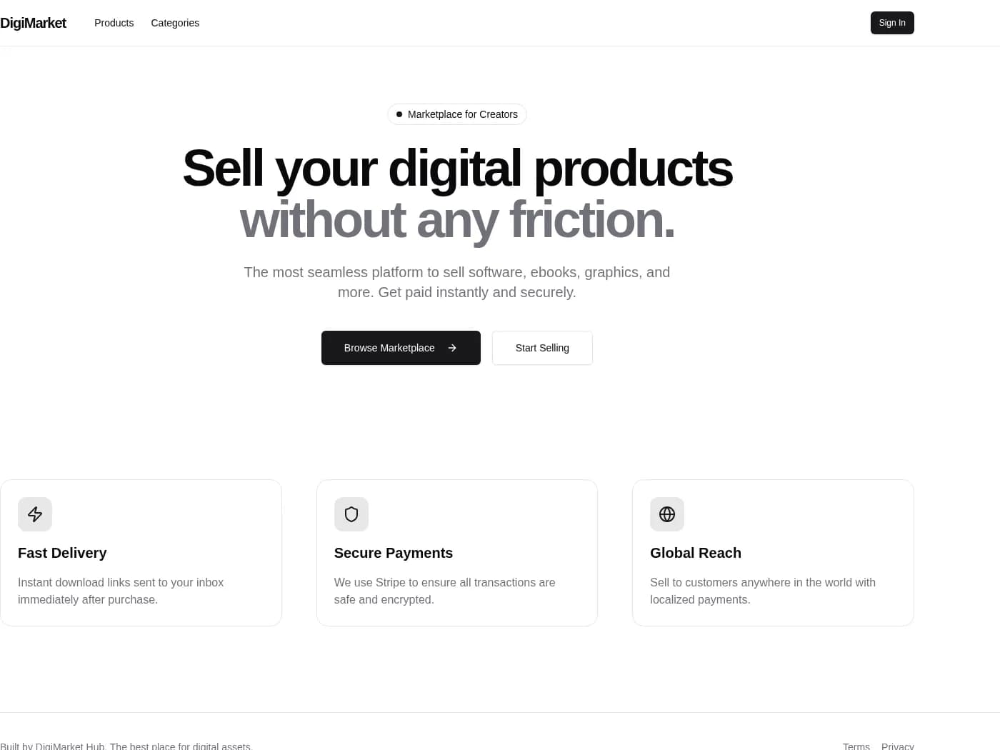 DigiMarket Hub