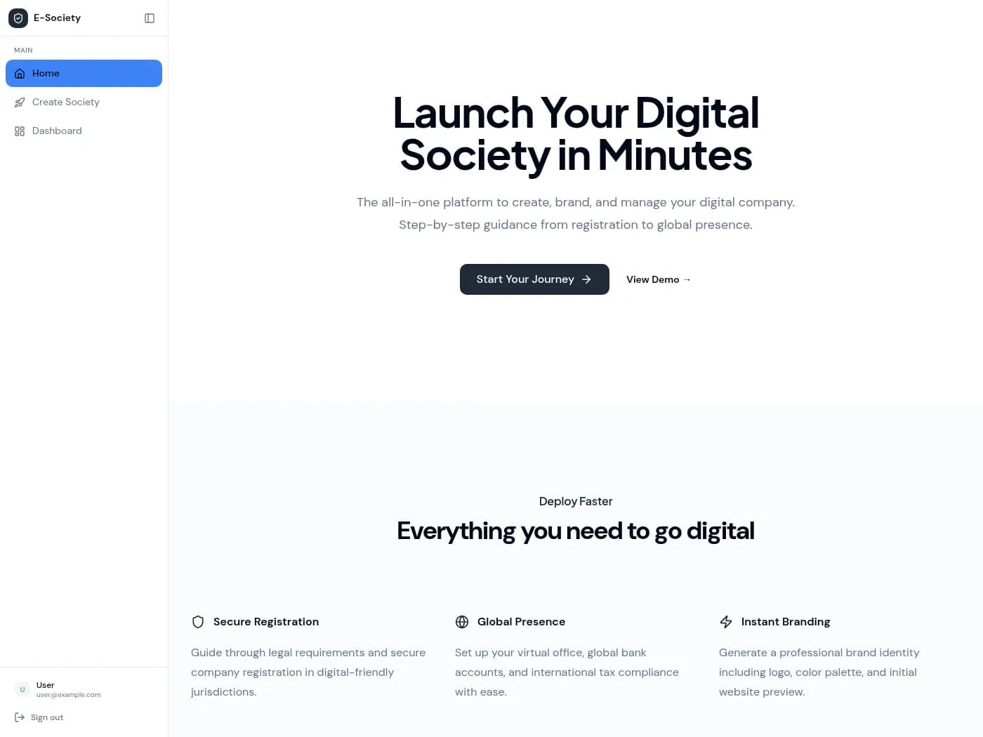 Digital Society Creator