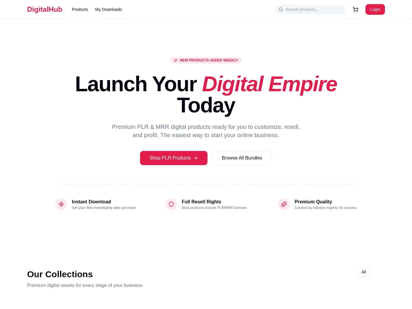 Digital Product Hub