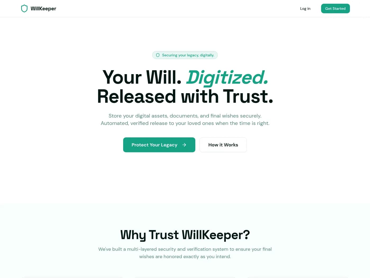 Digital Will Keeper