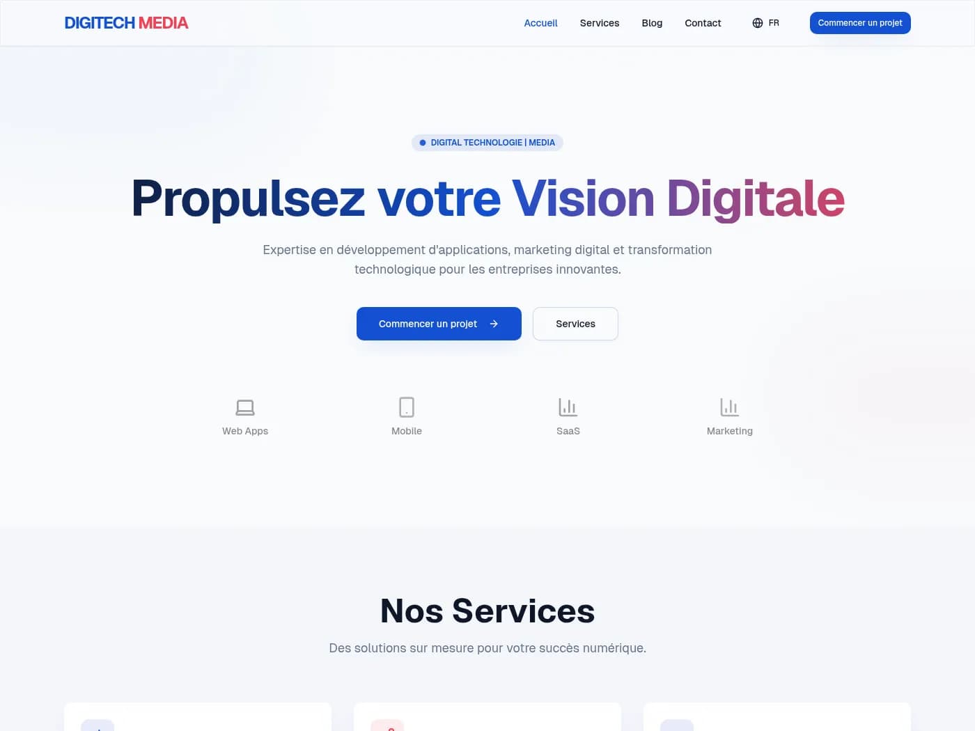 Digitech Media Website
