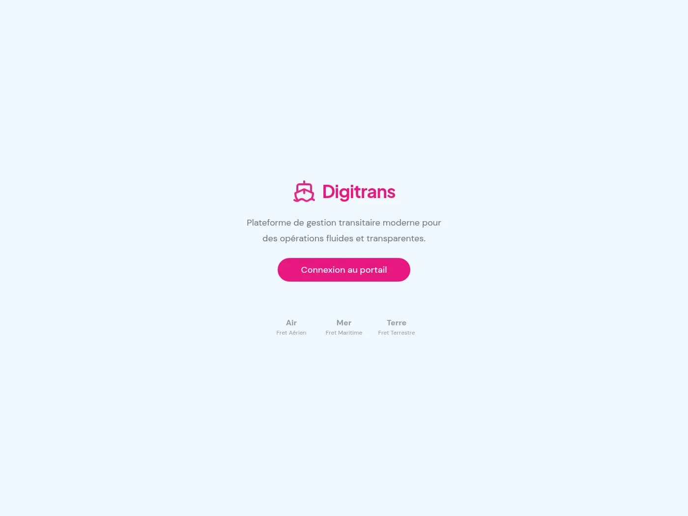 Digitrans Freight Platform