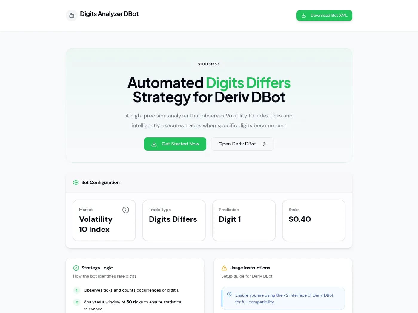 Digits Analyzer DBot